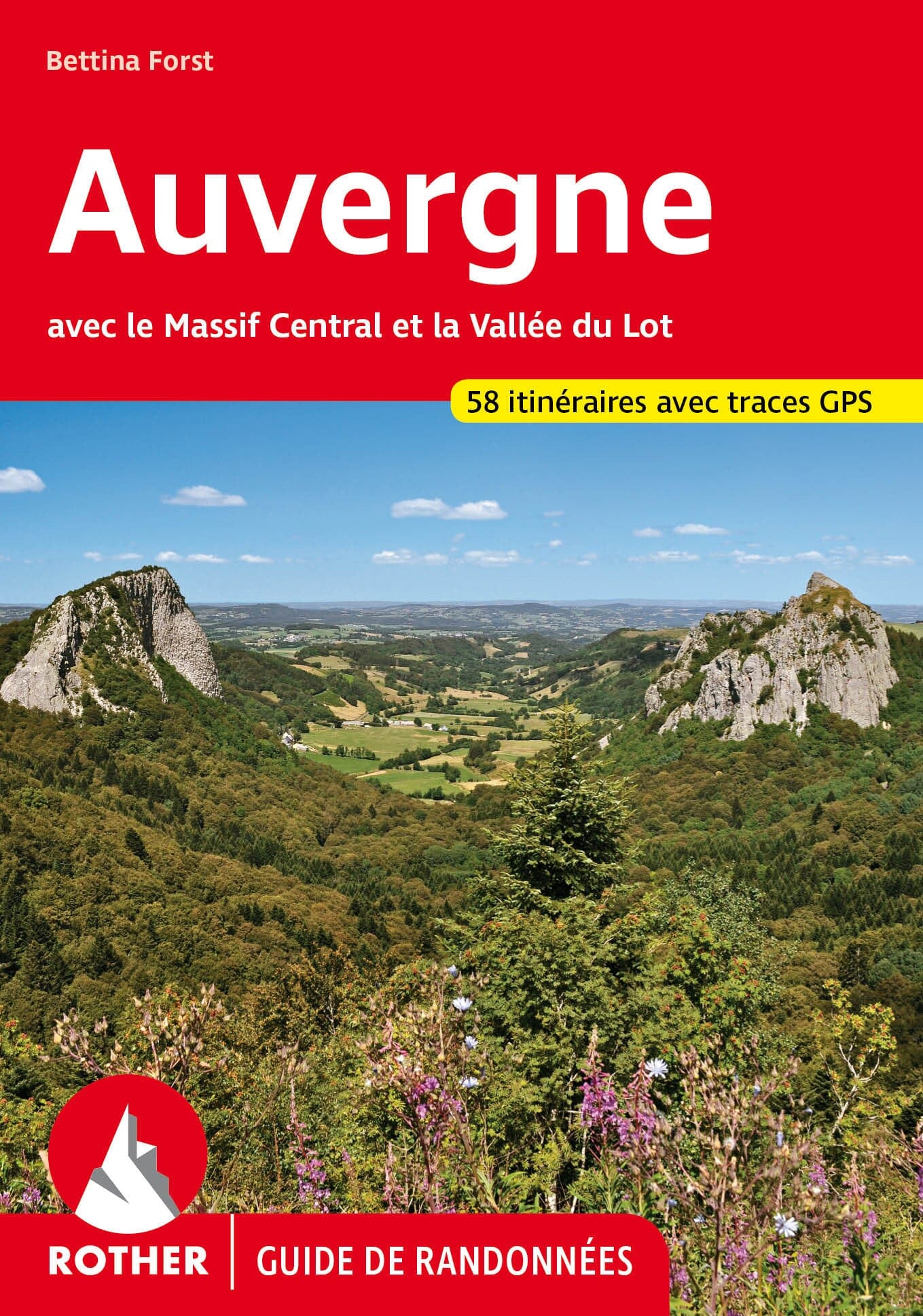 Guide de randonnée - Auvergne | Rother – Cartovia