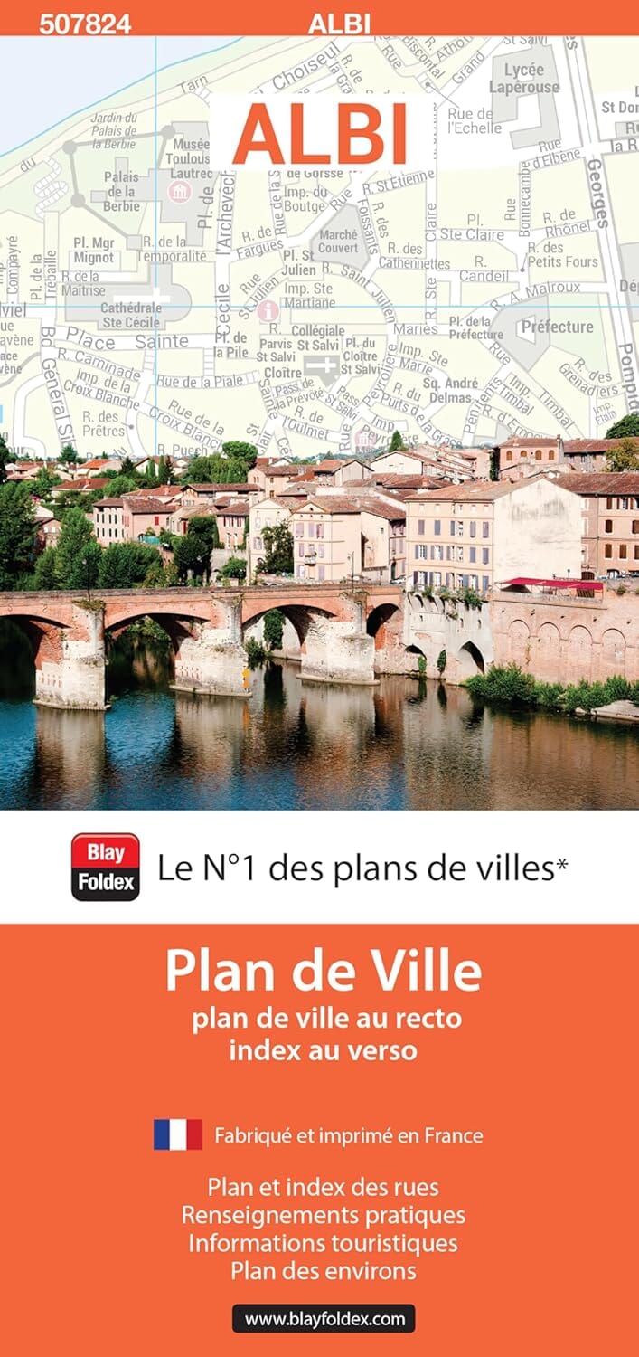 Albi, Tarn - City map | Blay Foldex – Cartovia