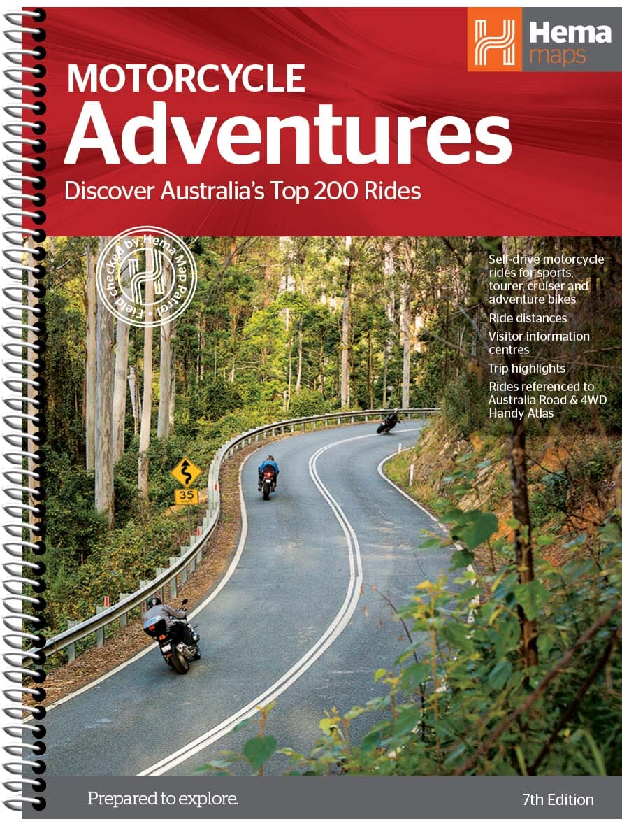 Motorcycle Atlas Australia – 200 motorcycle routes | Hema Maps – Cartovia
