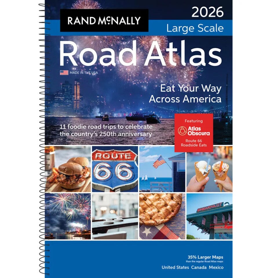 2026 Large-Scale Road Atlas - United States, Canada, Mexico | Rand McN ...