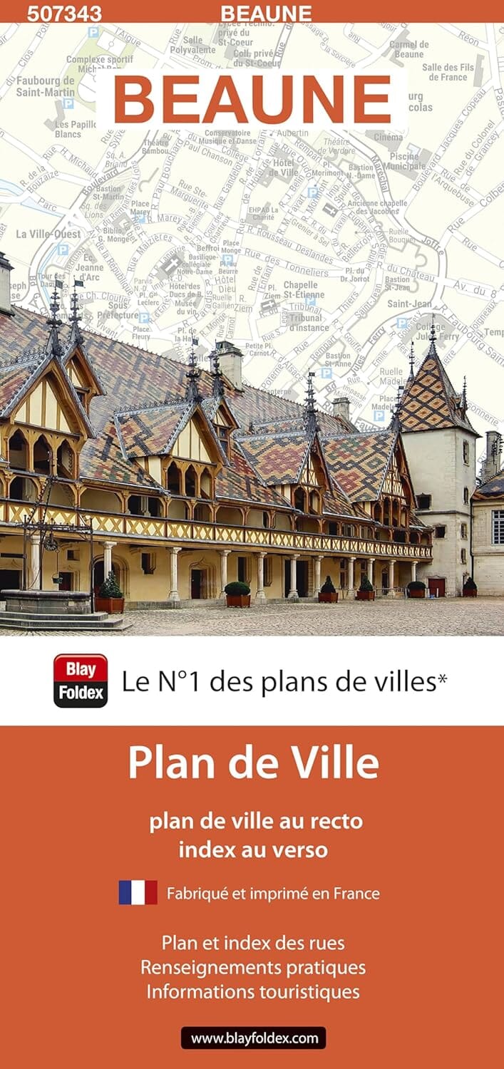 Beaune, Côte-d’Or - Plan de ville | Blay Foldex – Cartovia