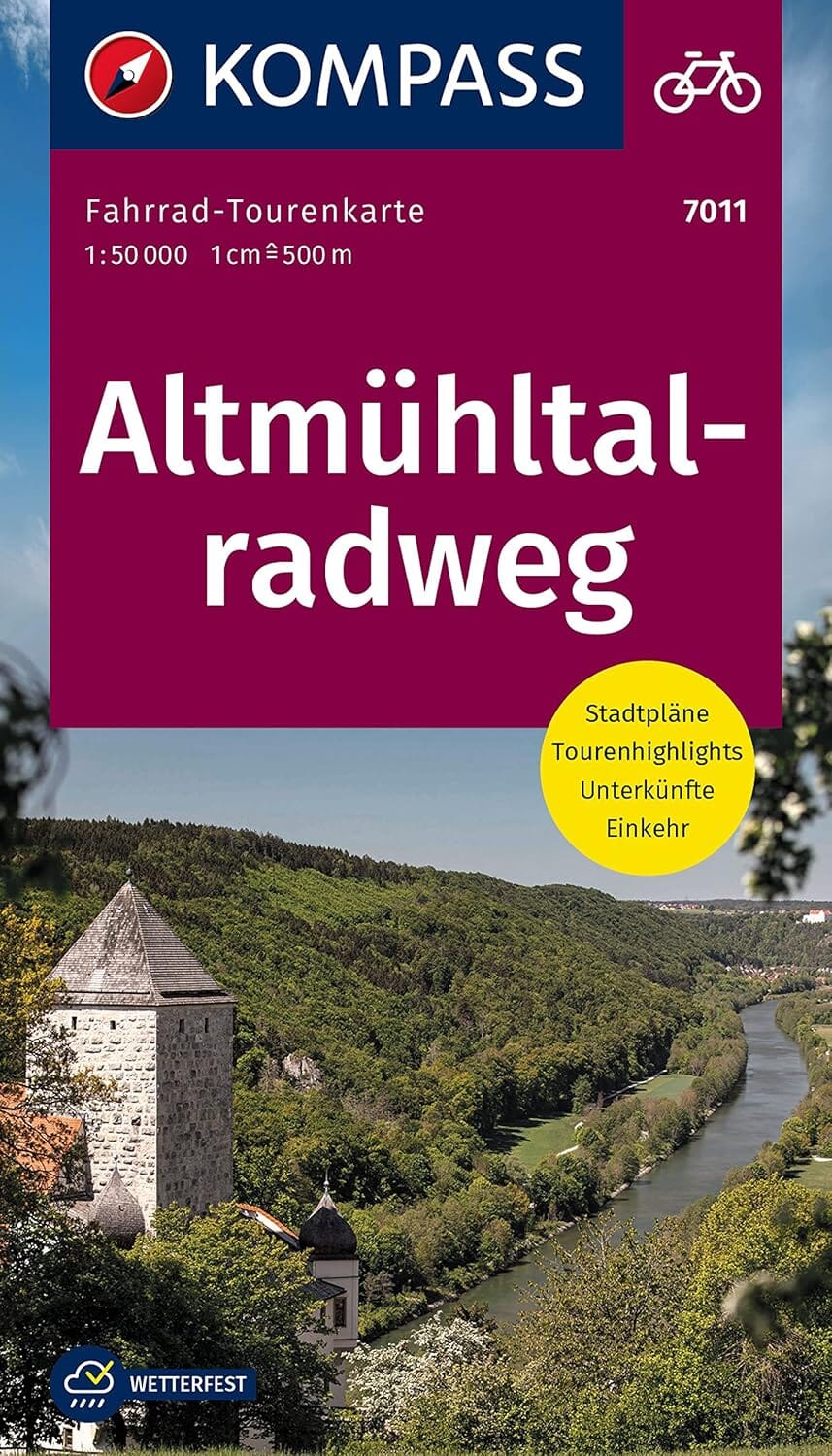 Cycling map No. F7010 - Altmühltal cycle path / Altmuhltal-Radweg (Ger ...