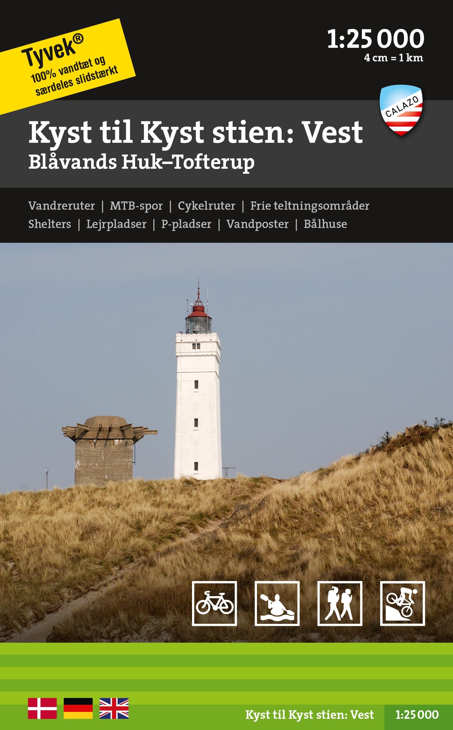Outdoor Map - Kyst till Kyst Stien: West (Denmark) | Calazo – Cartovia