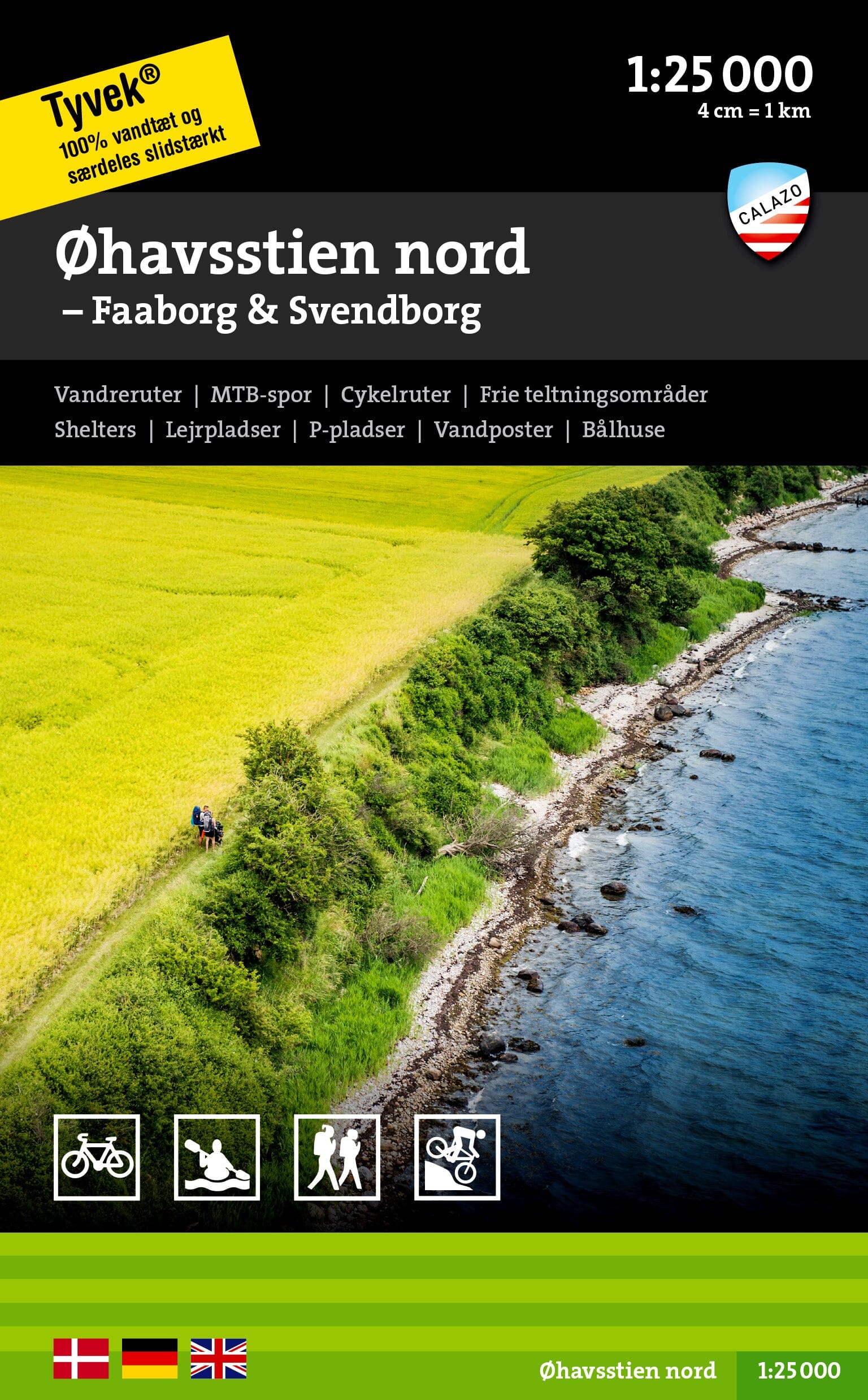 Outdoor map - Øhavsstien north - Faaborg & Svendborg (Denmark) | Calaz ...