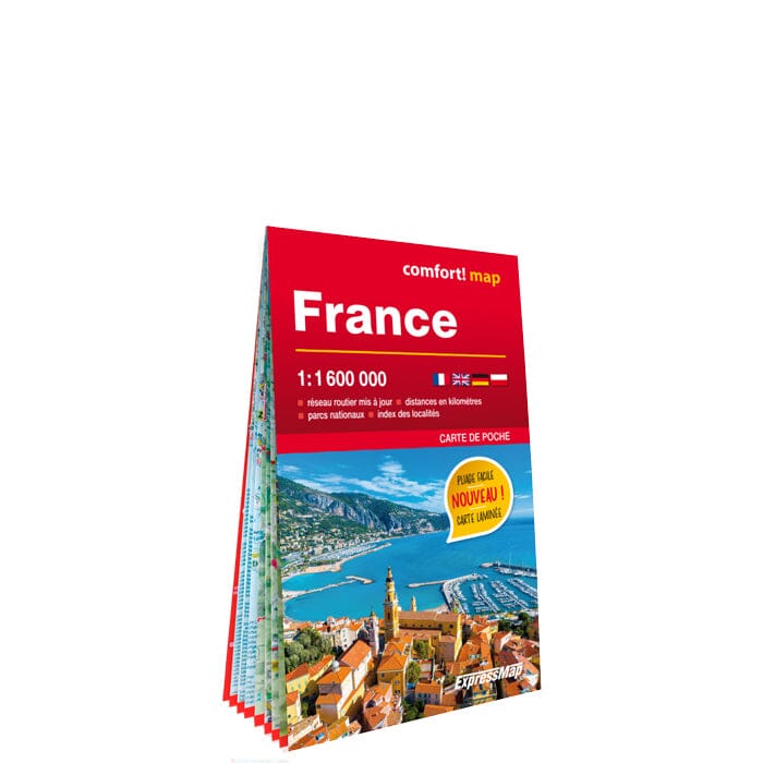 Carte de poche plastifiée - France | Express Map – Cartovia