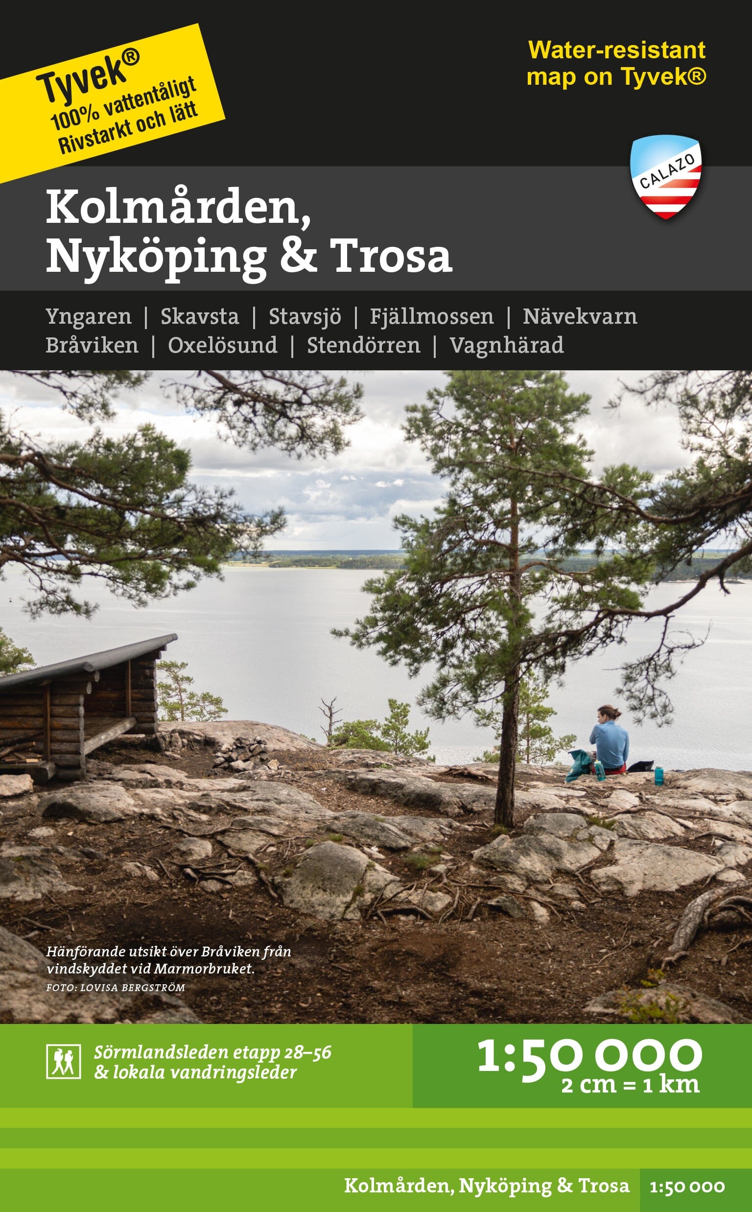 Hiking map - Kolmården Nyköping & Trosa (Sweden) | Calazo – Cartovia
