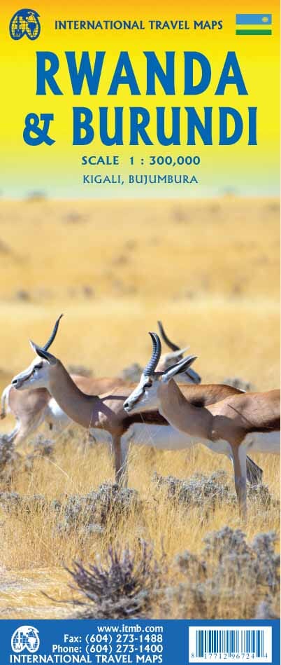 Road map - Tanzania, Rwanda & Burundi | Reise Know How – Cartovia