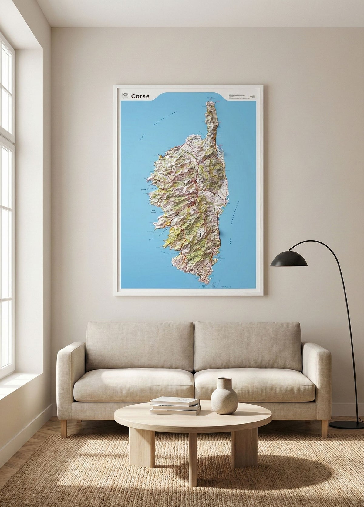 Cartes murales en relief - cartes en relief 3D | Cartovia