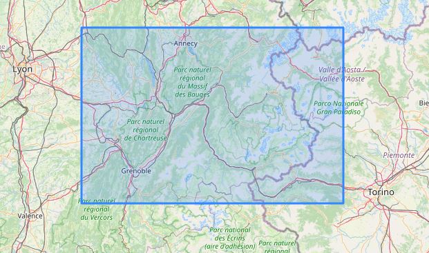 Relief map of Savoy - 61 cm x 41 cm | 3D Map – Cartovia