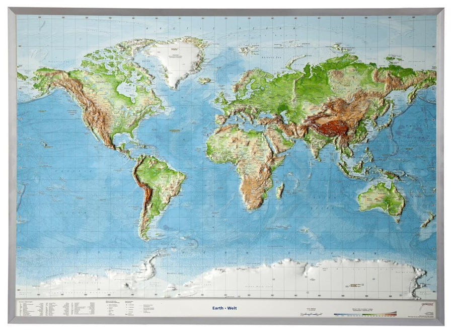 Cartes du monde murales - Planisphères décoratifs et éducatifs | Cartovia