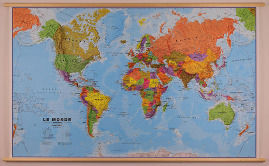 Planisphères politiques | Cartes du monde pays & frontières – Cartovia