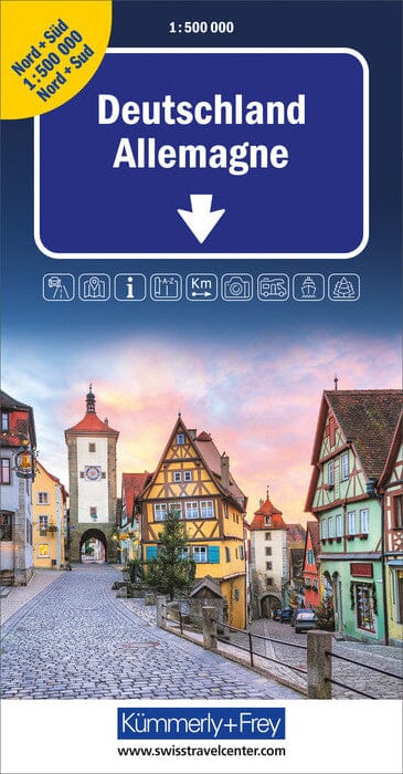 Road map - North Germany + South | Kümmerly & Frey – Cartovia