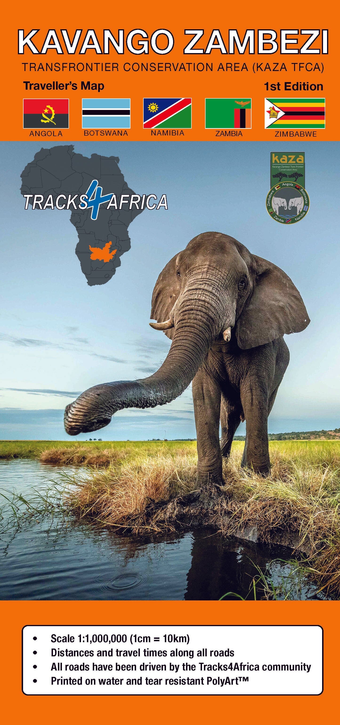 Road map - Kavango Zambezi - Transfrontier conservation area (KAZA TFC ...