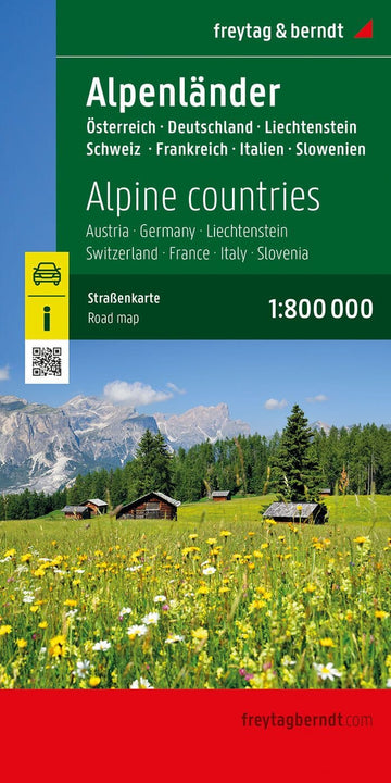 Carte routière - Alpes | National Geographic – Cartovia