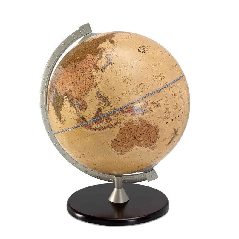 Educational Globe "James Cook" - Diameter 33 cm, apricot color | Zoffo ...