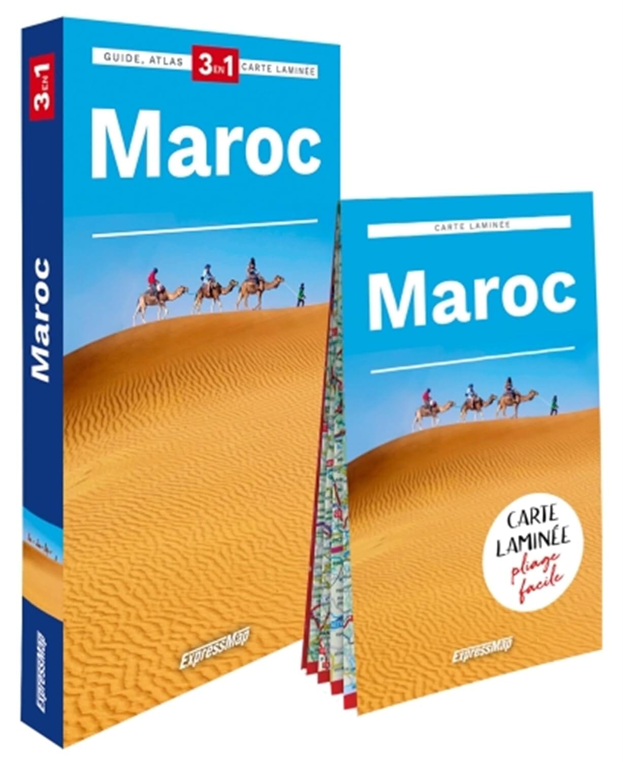 Guide, Atlas & Road map - Morocco | Express Map (French) – Cartovia
