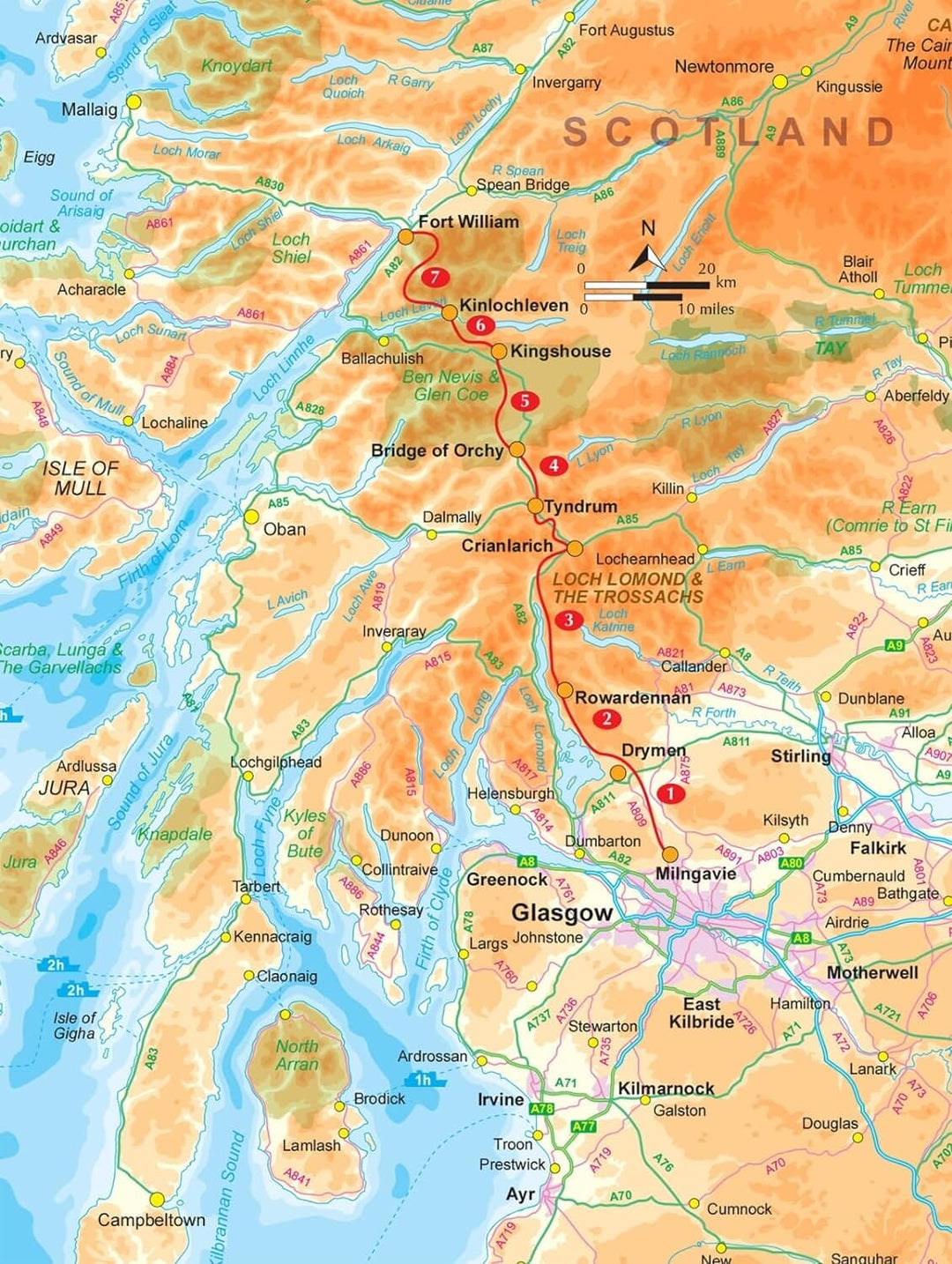 Hiking guide - West Highland Way, from Milngavie To Fort William | Cic ...