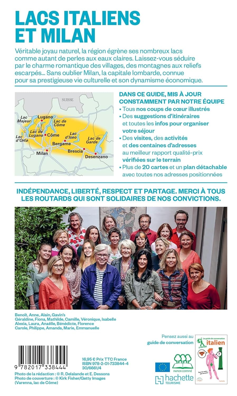 Guide du Routard des Lacs italiens & Milan | Hachette – Cartovia