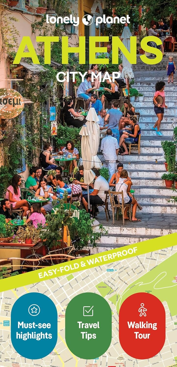Plan de ville (en anglais) - Athens | Lonely Planet – Cartovia