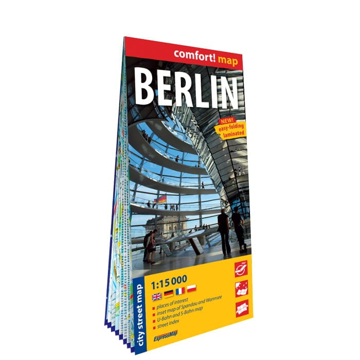 Laminated city map - Berlin | Express Map – Cartovia