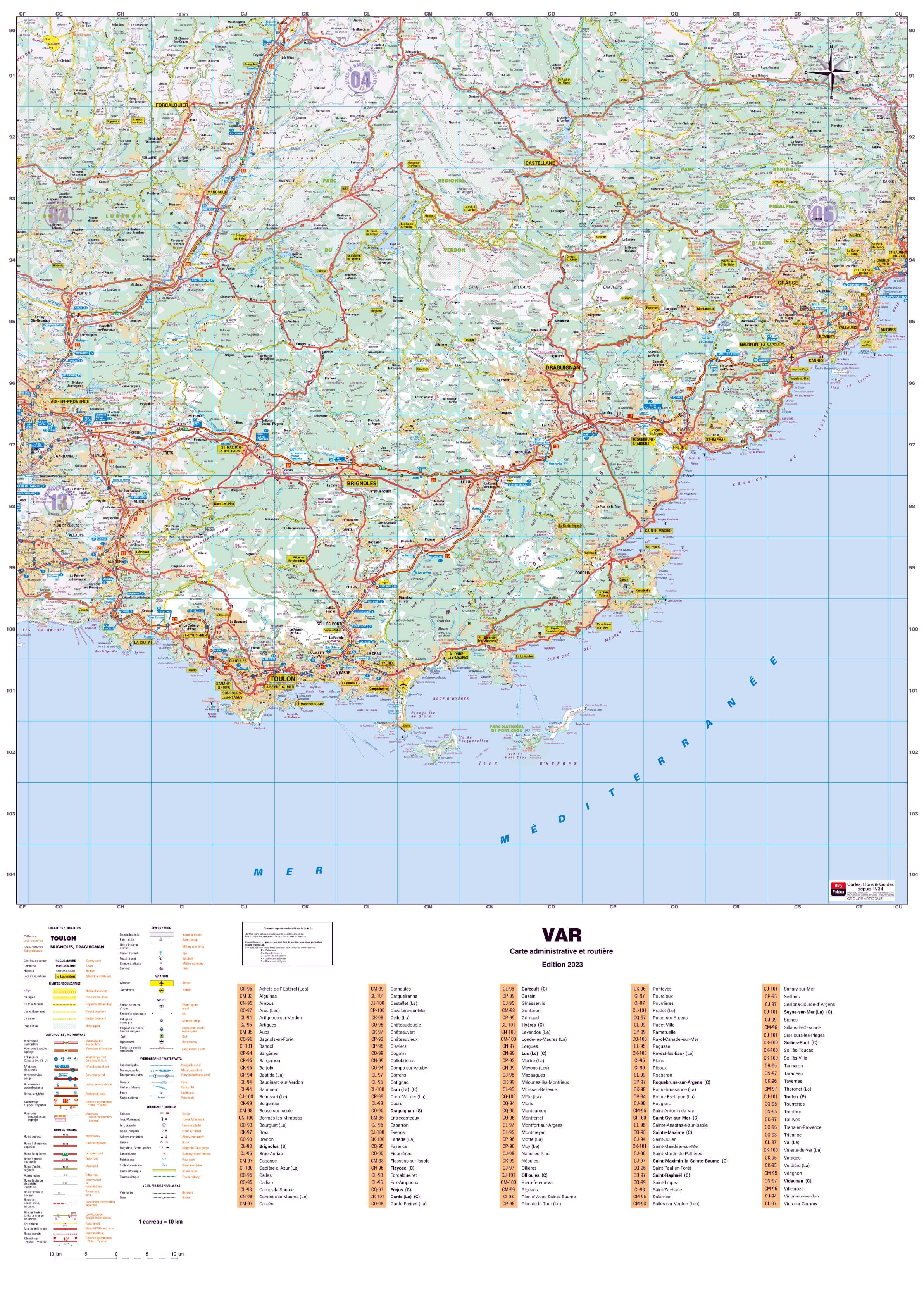 Poster - Var (119 x 85 cm) | Blay Foldex – Cartovia