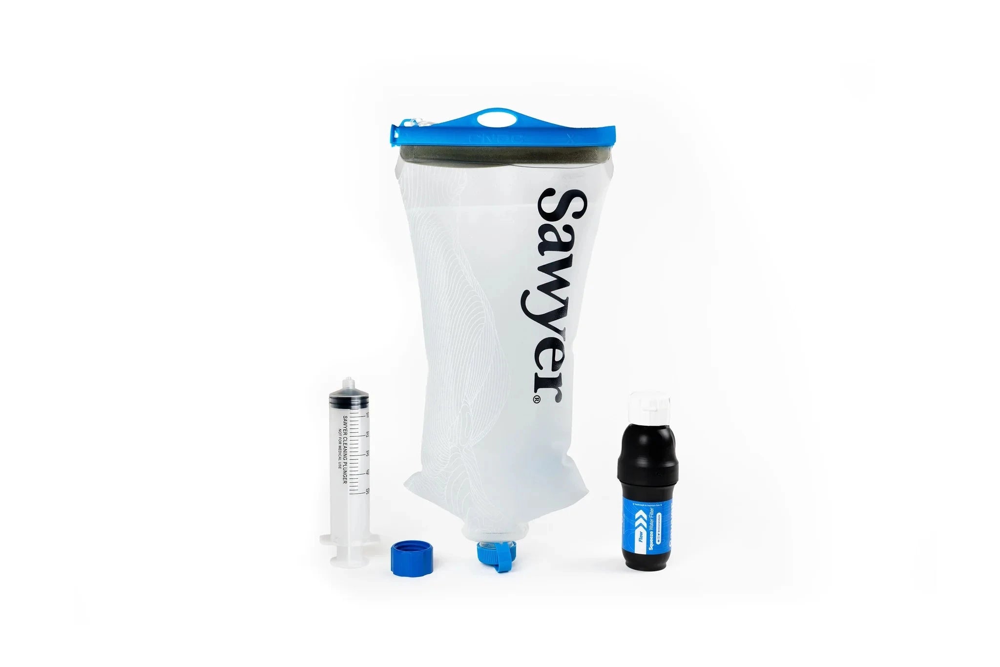 Water Filtration System - Sawyer Squeeze SP303 with CNOC Premium 2L Bo ...