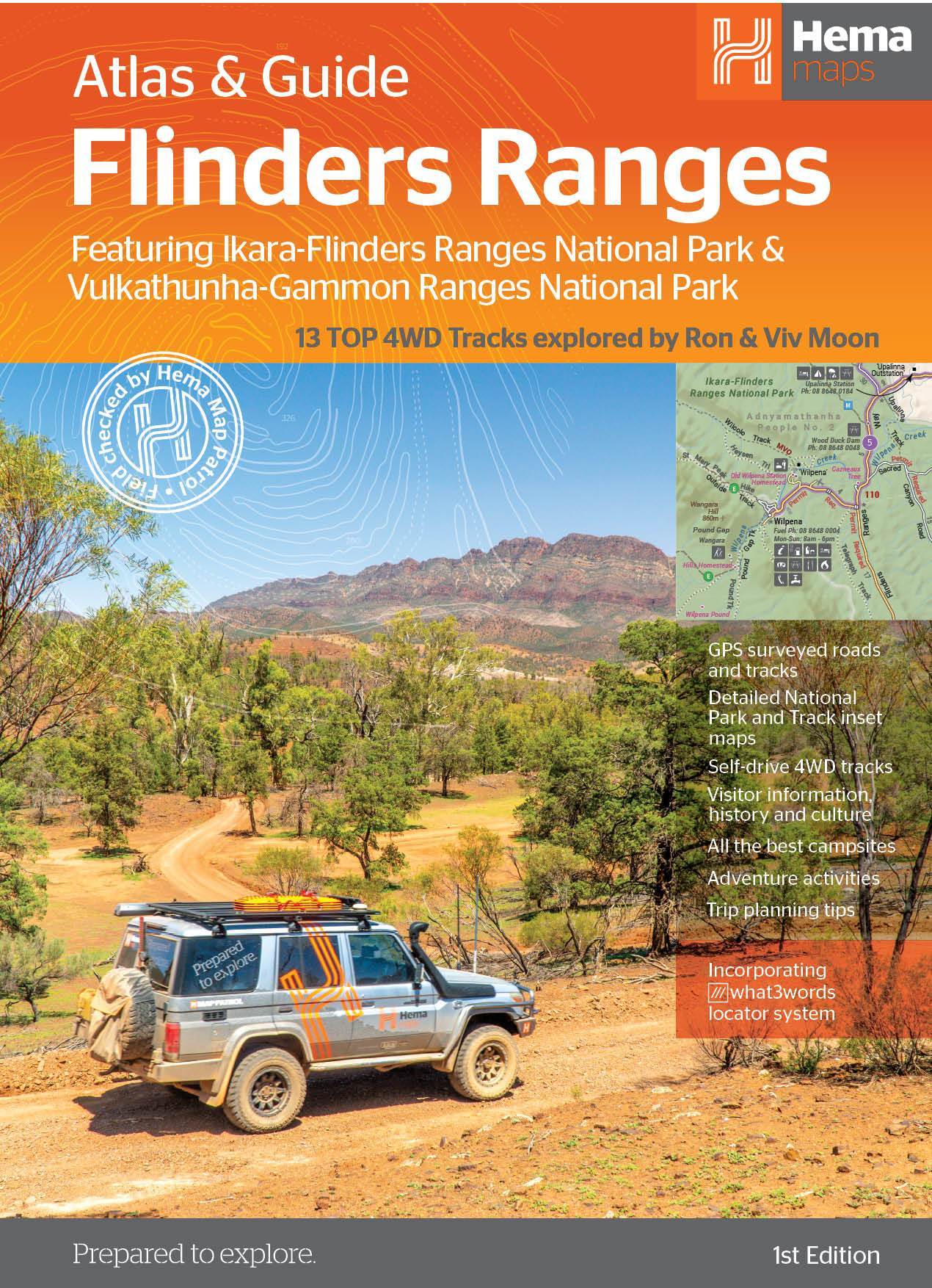 Atlas & Guide - Flinders Ranges (Australie Méridionale) | Hema Maps ...