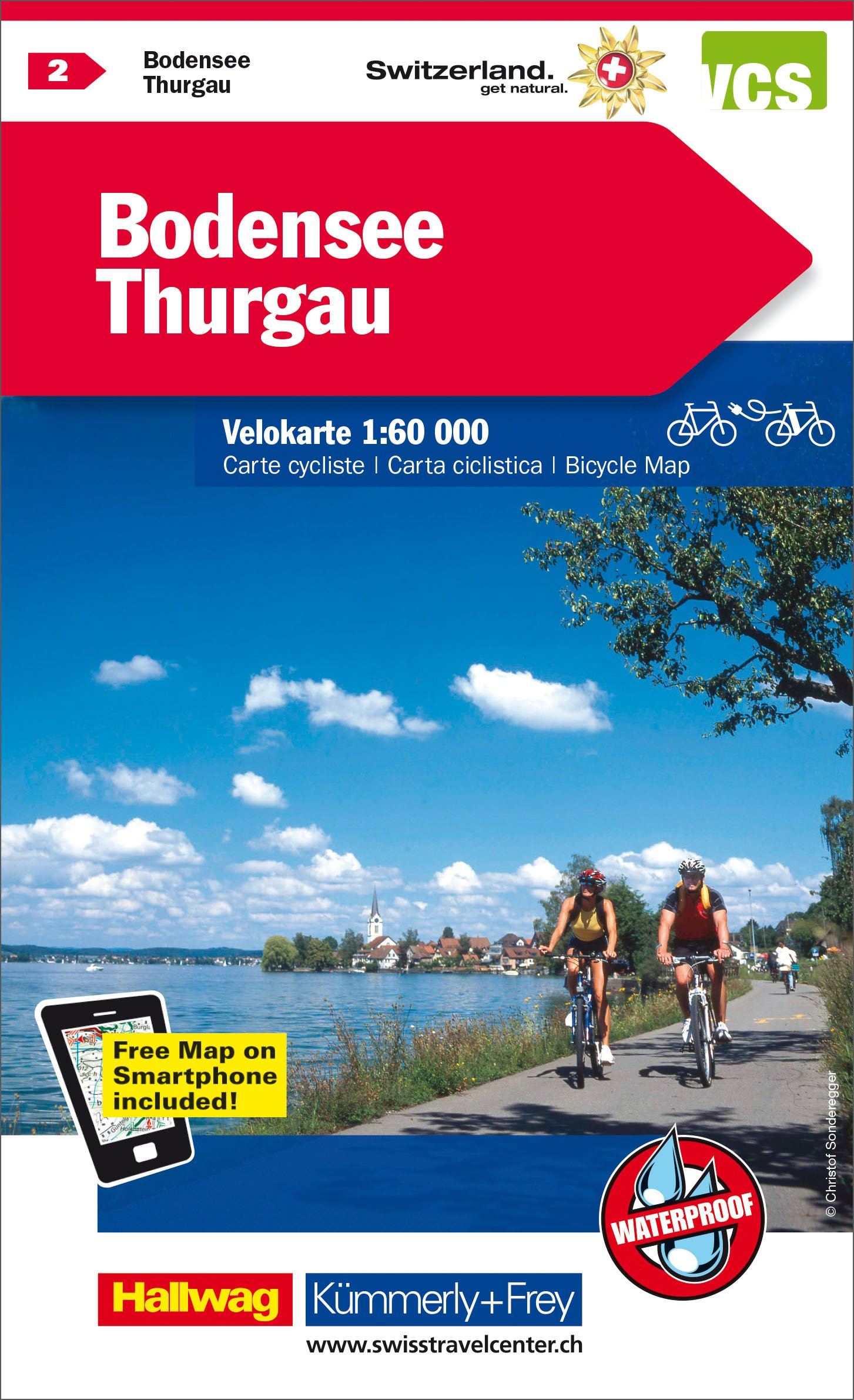 Cycling map No. VK.02 - Lake Constance, Thurgau (Germany, Switzerland ...