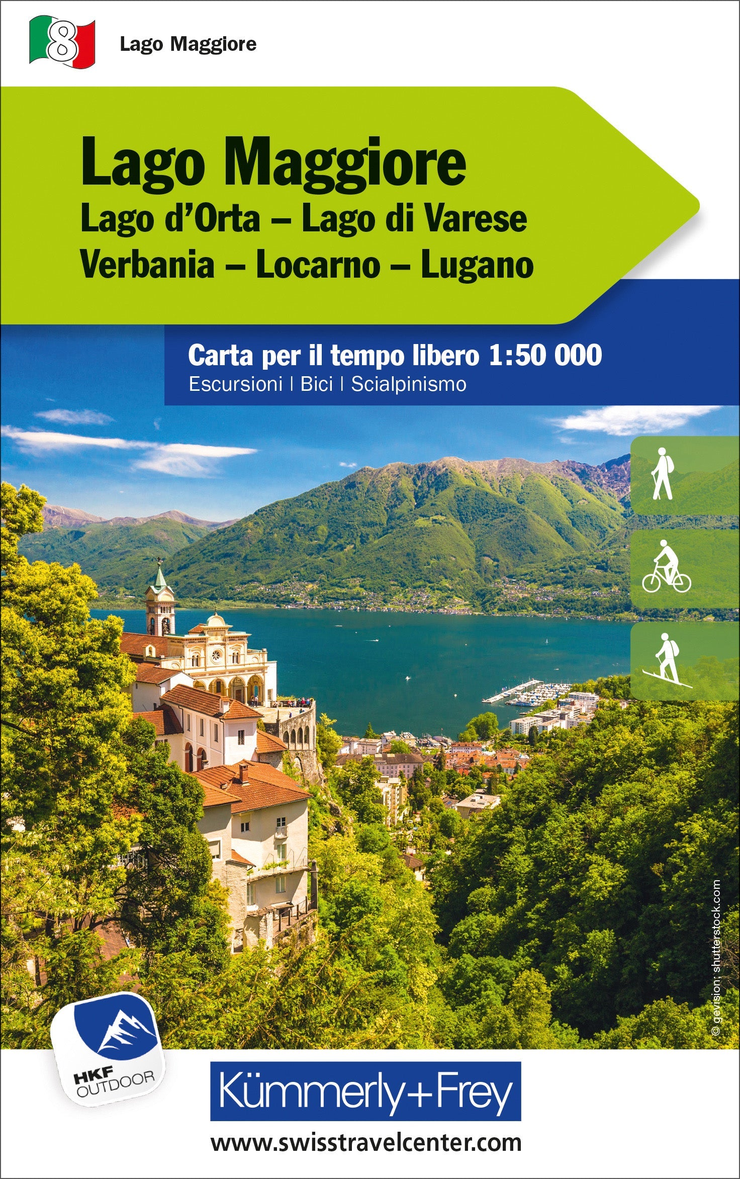 Outdoor map No. WK.08 - Lake Maggiore (Italy) | Kümmerly & Frey – Cartovia
