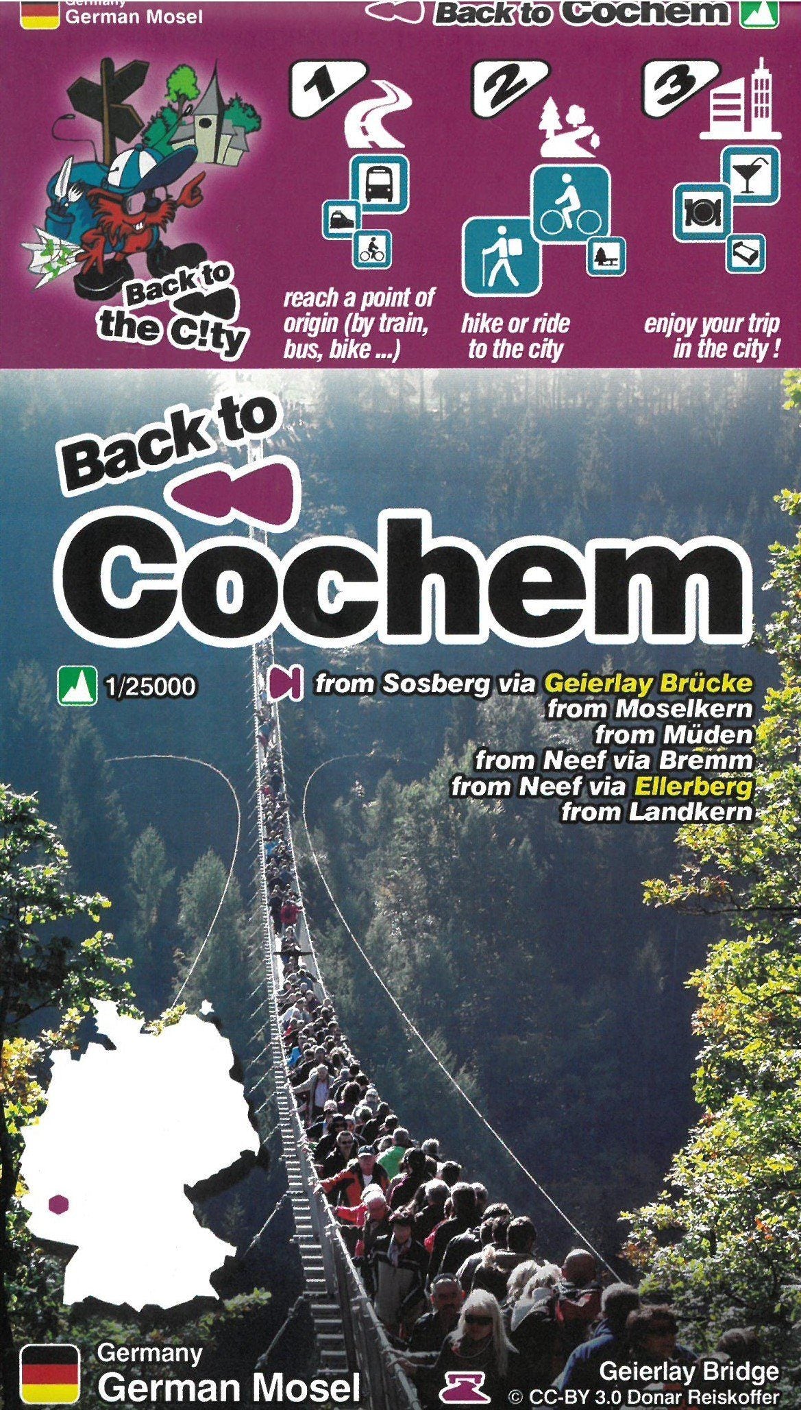 Hiking map - Cochem (Germany) | Mini Planet – Cartovia
