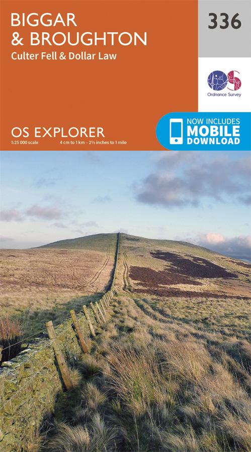 Hiking map No. 336 - Biggar, Broughton (Great Britain) | Ordnance Surv ...