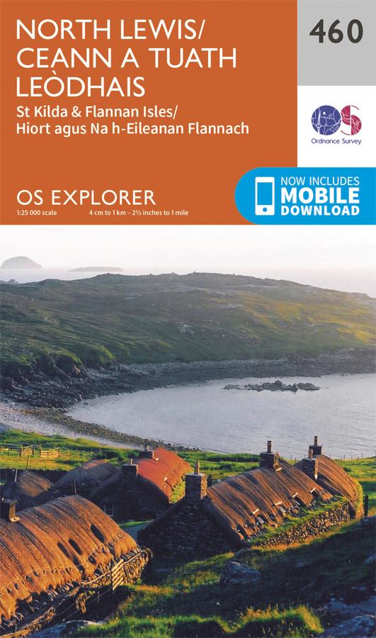 Hiking map No. 460 - North Lewis (Great Britain) | Ordnance Survey - E ...