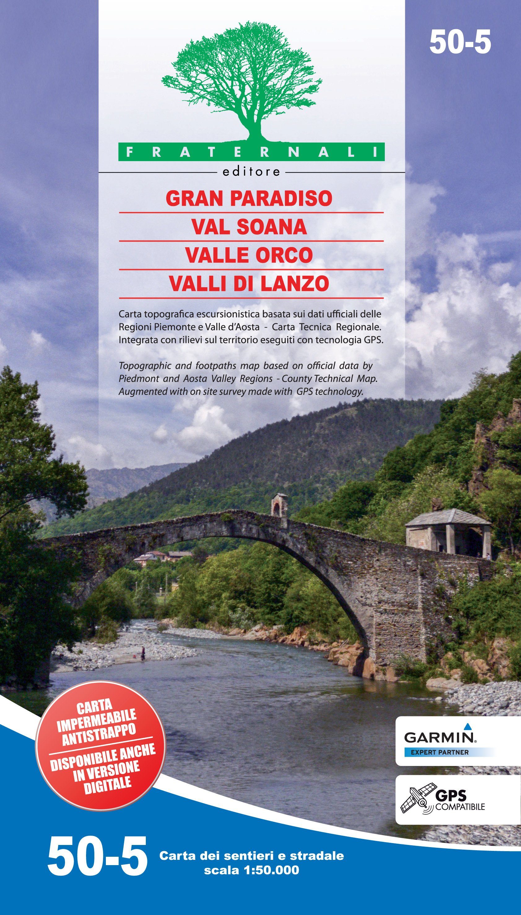 Hiking map No. 50 - 05 - Gran Paradiso, Val Soana, Valle Orco, Valli d ...