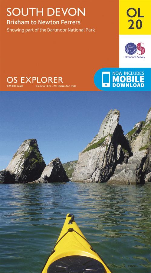 Hiking map No. OL020 - South Devon (Great Britain) | Ordnance Survey ...