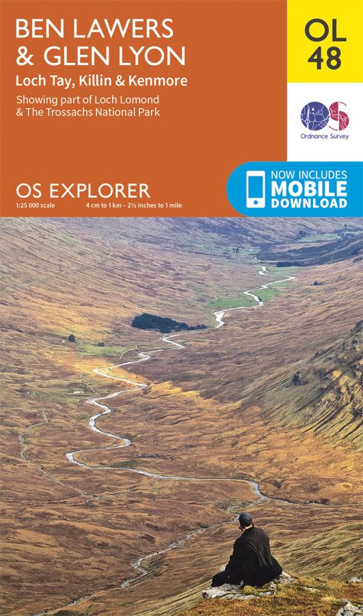 Hiking map No. OL048 - Ben Lawers, Glen Lyon, Loch Tay (Great Britain ...