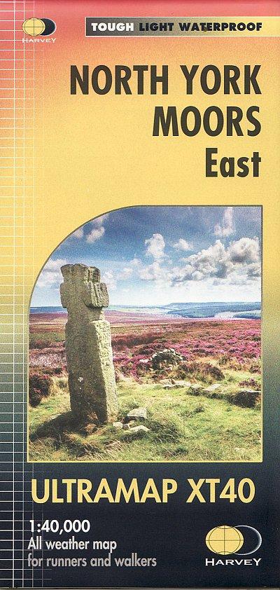 Hiking map - North York Moors East XT40 | Harvey Maps - Ultramap – Cartovia