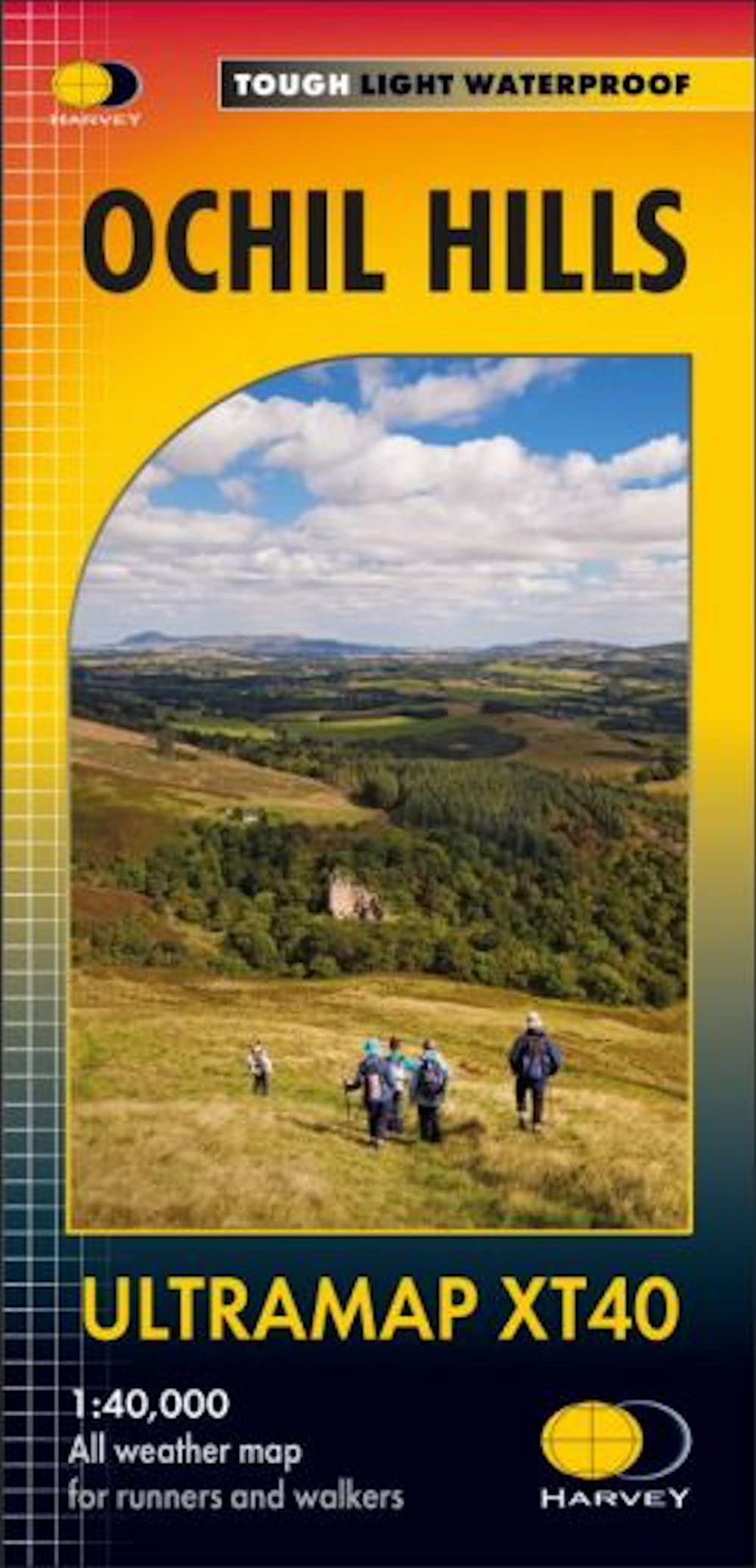 Hiking map - Ochil Hills XT40 | Harvey Maps - Ultramap – Cartovia