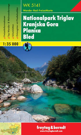Hiking map - Triglav National Park - Kranjska Gora - Planica - Bled (S ...