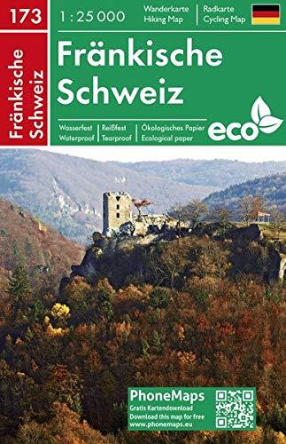 Hiking map - Franconian Switzerland No. 173 | Phonemaps – Cartovia