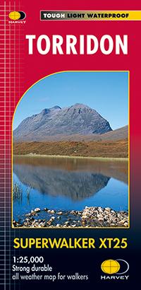 Carte de randonnée - Torridon XT25 | Harvey Maps - Superwalker maps ...