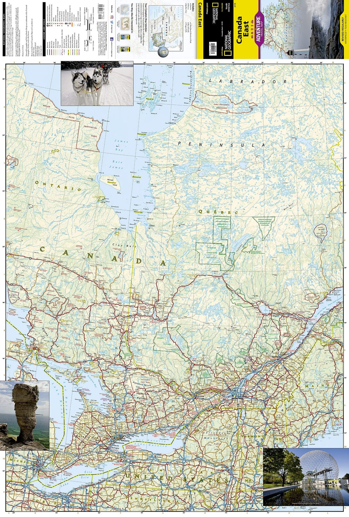 Carte routière - Terre-Neuve et Labrador | Canadian Cartographics Corp ...