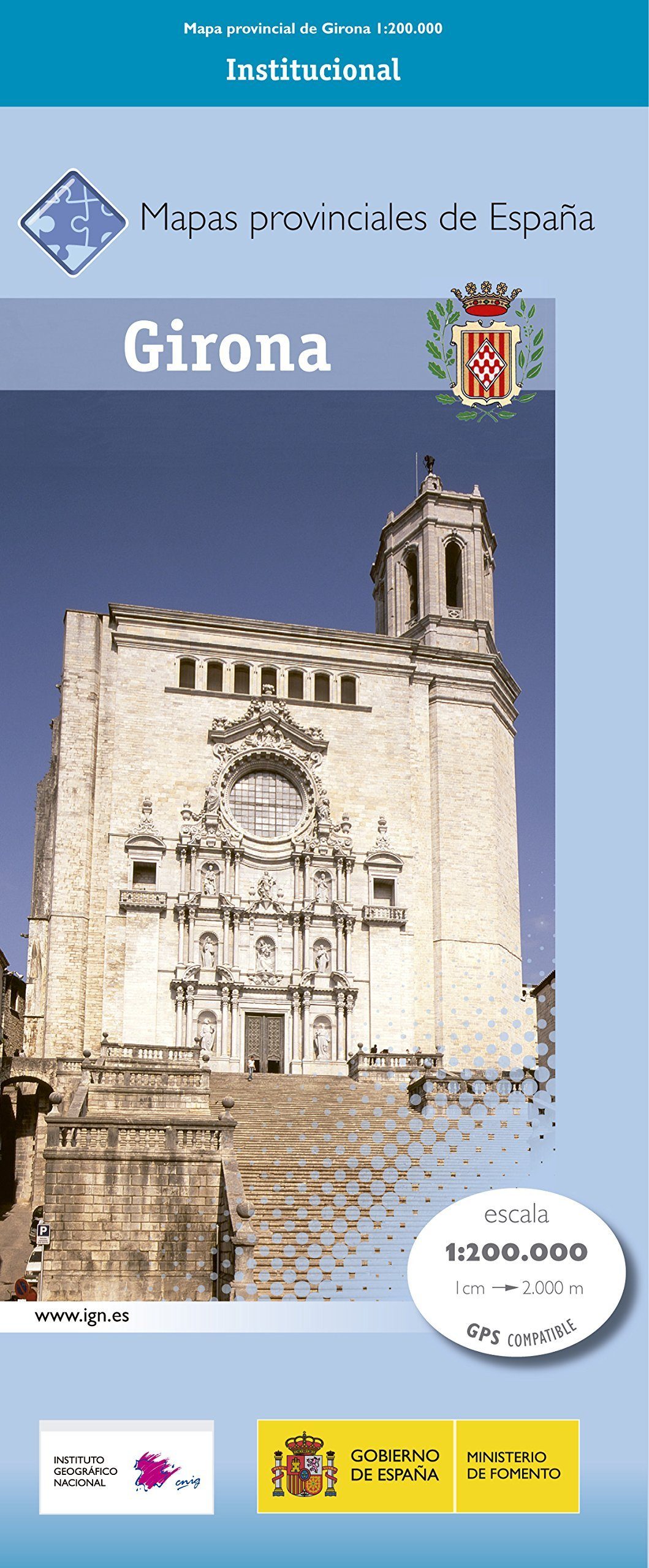 Carte routière provinciale n° 18 - Gérone (Catalogne) | CNIG – Cartovia