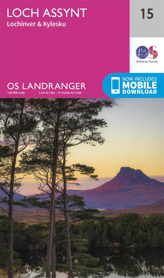 Topographic map No. 015 - Loch Assynt (Great Britain) | Ordnance Surve ...