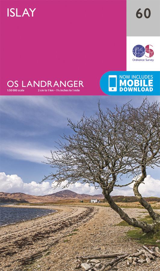 Topographic map No. 060 - Islay (Great Britain) | Ordnance Survey - La ...