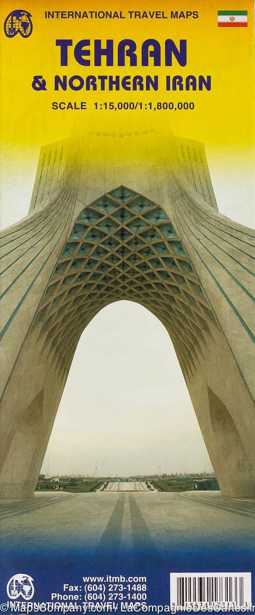 Travel map - Iran North & Tehran Plan | ITM – Cartovia