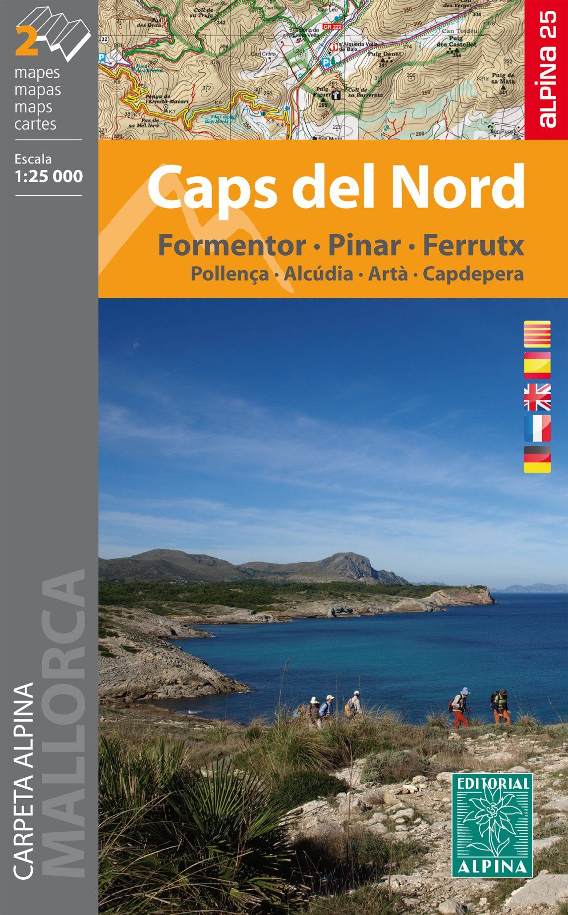Set of 2 hiking maps - North Caps, Formentor, Pinar, Ferrutx (Majorca ...